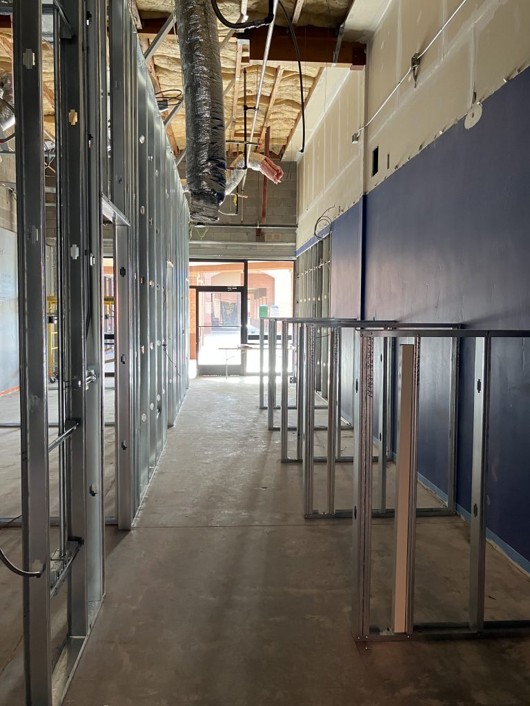 Framing and Rough-Ins Progress at Southwestern Eye Center (Sedona ...